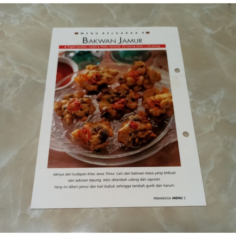 Jual Resep Primarasa Seri Masak Femina Lepasan Menu Istimewa Vegetarian ...