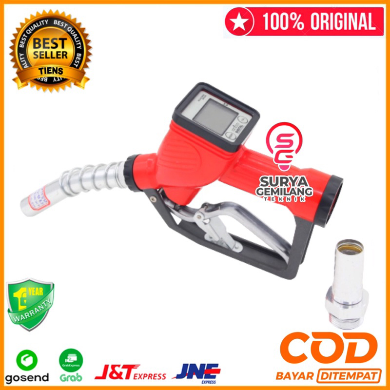 Jual Fuel Nozzle Digital, Nozle Flow Meter Digital Size 1 Inch ...