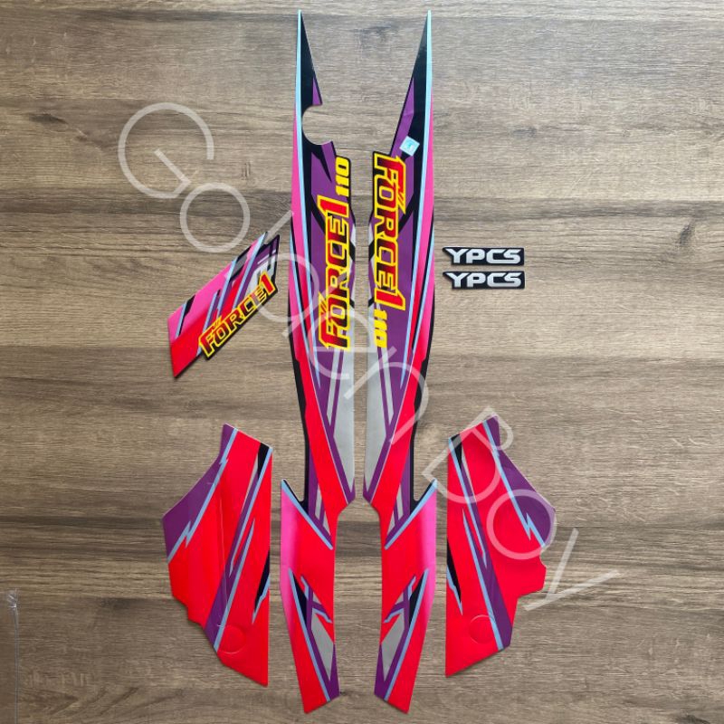 Jual STIKER STRIPING LIS STANDAR YAMAHA FORCE 1 1993 1994 1995 Striping ...