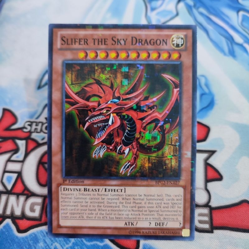 Jual yugioh slifer the sky dragon BP02 mosaic rare original | Shopee ...