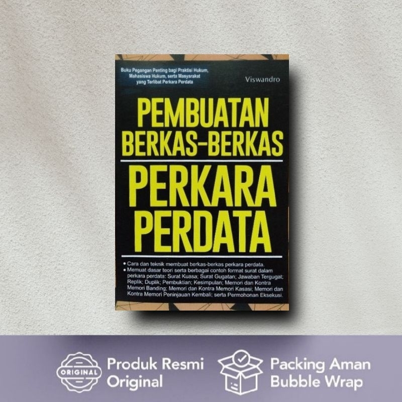 Jual Buku pembuatan berkas berkas perkara perdata | Shopee Indonesia