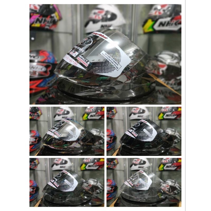 Jual VISOR NHK R1 MAX VARIASI WARNA HELM OPEN FACE | Shopee Indonesia