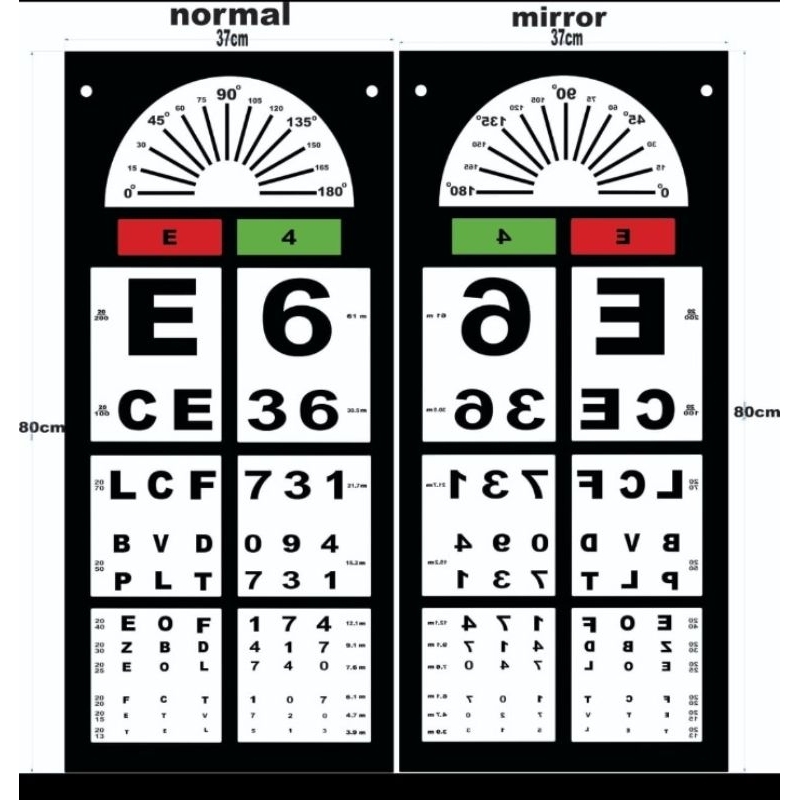 Jual Snellen chart elektrik remote | Shopee Indonesia