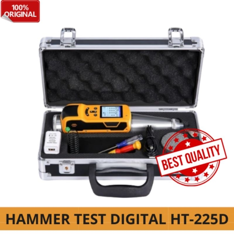Jual Alat Uji beton Hammer test type HT 225D Digital Concrete hammer ...