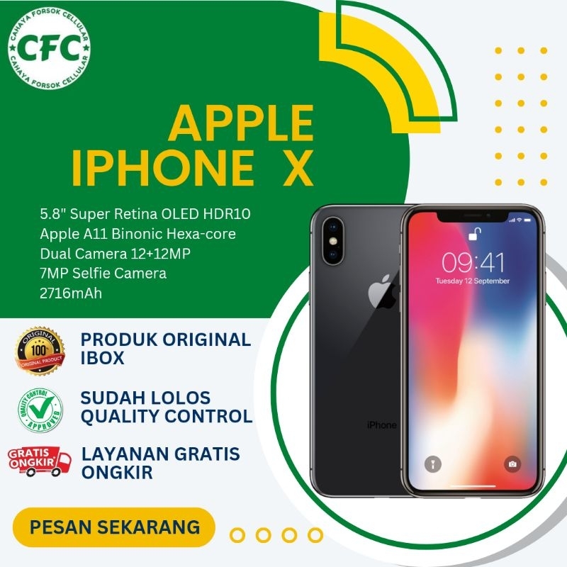 Jual iPhone X Resmi iBox Indonesia | Shopee Indonesia