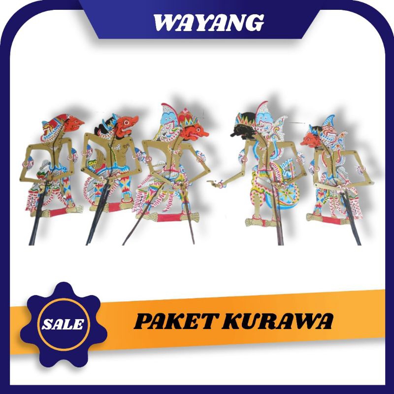 Jual PAKET KURAWA ISI 5 WAYANG TOKOH WAYANG KULIT KURAWA BAHAN WAYANG ...