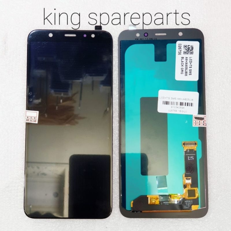 Jual LCD TOUCHSCREEN SAMSUNG GALAXY A6 PLUS 2018 A605 J805 ORIGINAL OLED | Shopee Indonesia