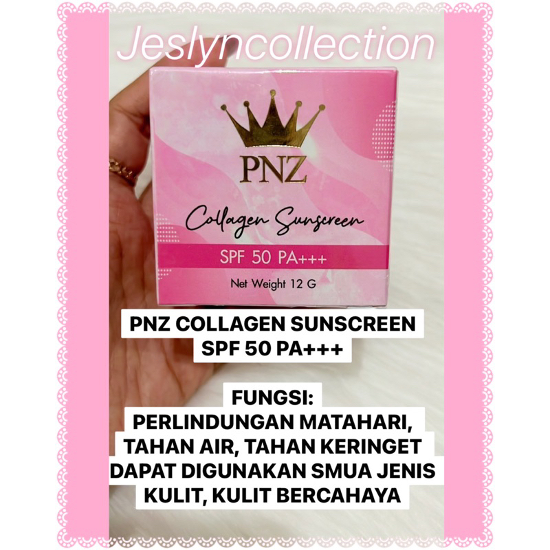 Jual PNZ COLLAGEN SUNSCREEN SPF 50 PA++ ORIGINAL THAILAND / CREAM ANTI ...
