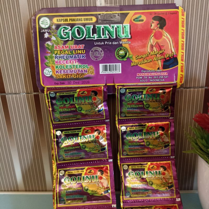 Jual OBAT GOLINU KAPSUL GOLINU OBAT SAKIT GIGI OBAT KOLESTEROL OBAT ...