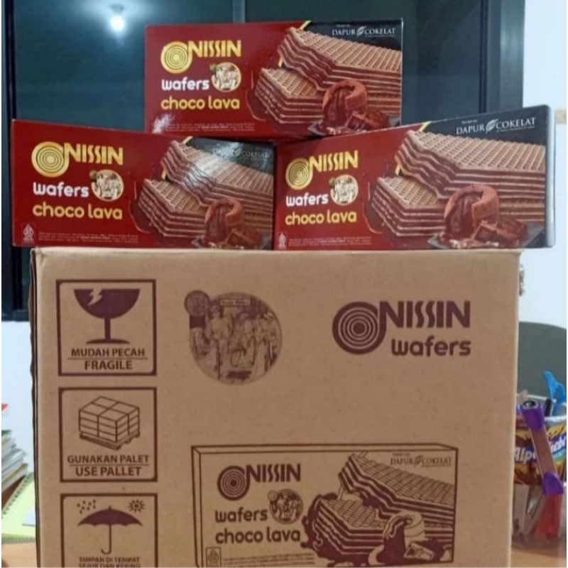Jual Nissin wafer choco lava 30 pcs, @160 gr | Shopee Indonesia
