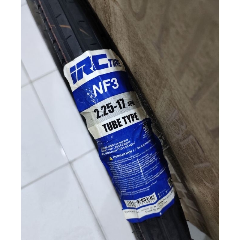 Jual Ban Luar IRC ukuran 225 17 NF3 NF 3 motif Lurus Ban C70 Grand ...