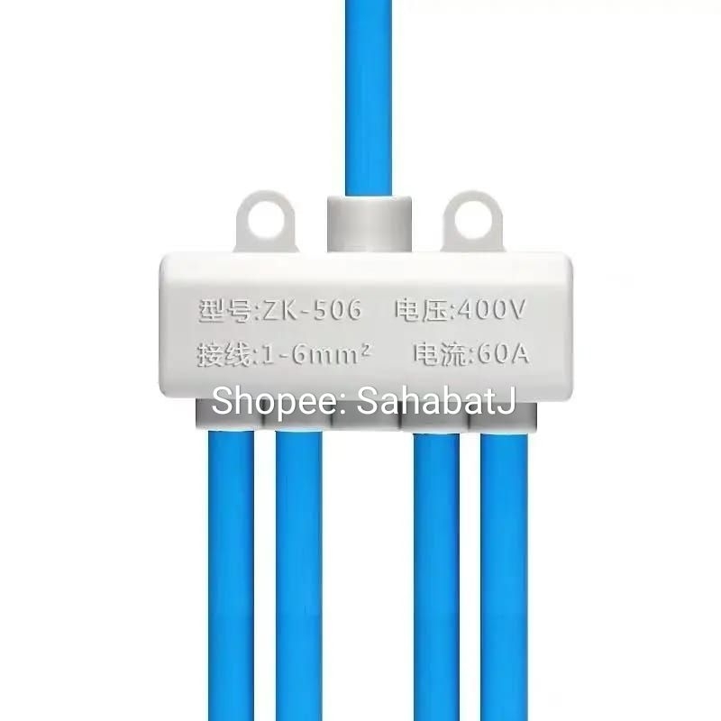 Jual Terminal Block Blok Konektor Kabel 6 mm HIGH POWER CONNECTOR ZK ...