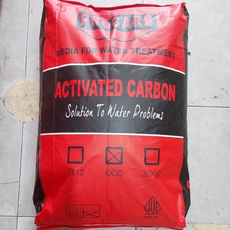 Jual karbon aktif Procarb / media filter air karbon Procarb | Shopee ...