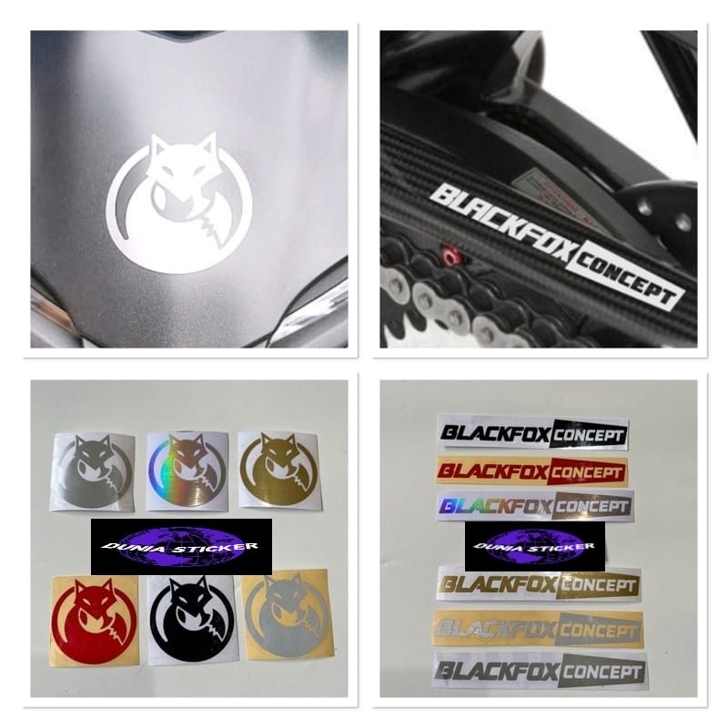 Jual Stiker Blackfox Concept Sticker Cutting Stiker Viral Motor Murah ...