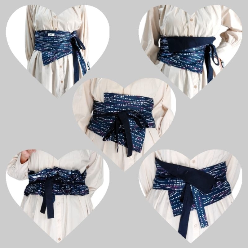 Jual OBI BELT | OBI BELT BATIK LURIK | Ikat Pinggang Kain | Shopee ...
