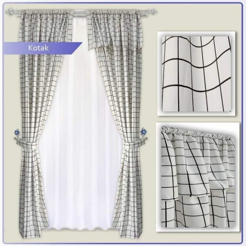 Jual castem ukuran Gorden jendela | Shopee Indonesia