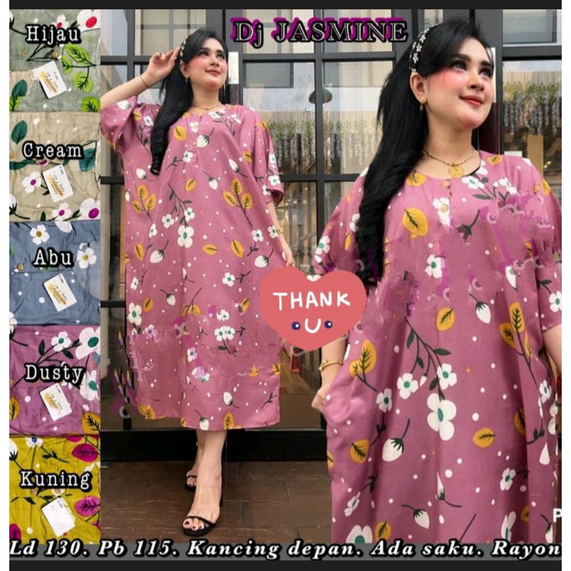 Jual DASTER JUMBO RAYON LD.130 KEKINIAN BUMIL BUSUI KANCING MURAH ...