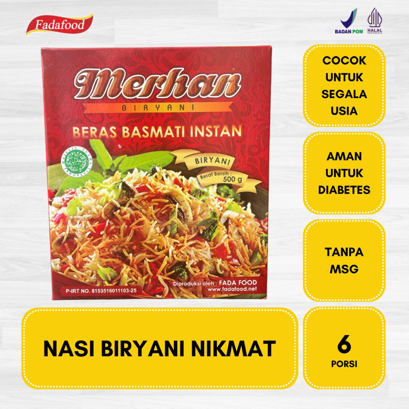 Jual Nasi Biryani Basmati Instan HALAL | Shopee Indonesia