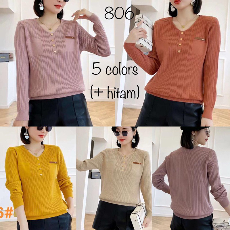 Jual Sweater Rajut Import, Premium, Lengan Panjang, Bahan Halus ...