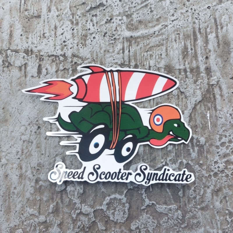 Jual STIKER - SPEED SCOOTER SYNDICATE - SATUAN | Shopee Indonesia