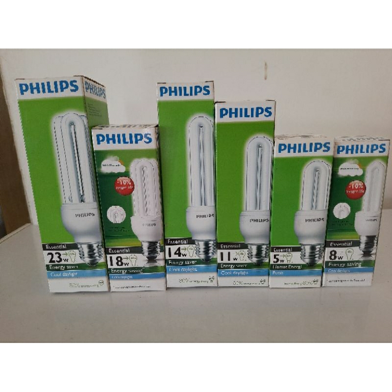 Jual Philips essential 5w 8w 11w 14w 18w 23w | Shopee Indonesia