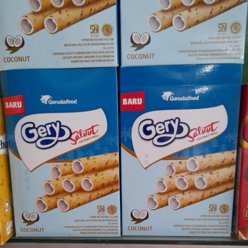Jual Gerry saluut coconut roll isi 24 pcs | Shopee Indonesia