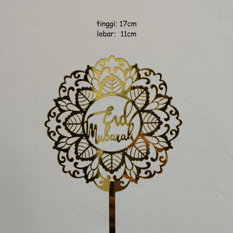 Jual Topper Eid Mubarak, Topper Ramadhan, Topper Lebaran, Hiasan Kue ...