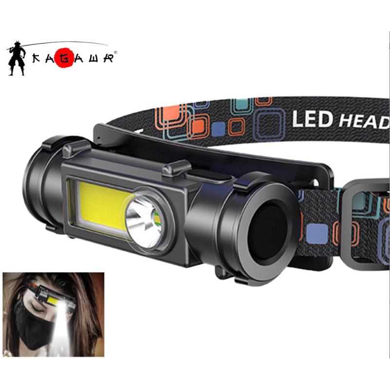 Jual SENTER KEPALA LED CAS MINI SUPER TERANG LAMPU CAMPING SENTER KEPALA DAPAT KABEL USB ANTI ...