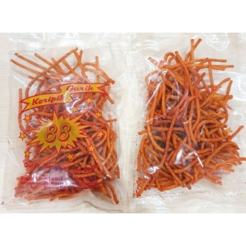 Jual keripik mie lidi 88 keripik lidi kerupuk mie lidi 88 100gr ...