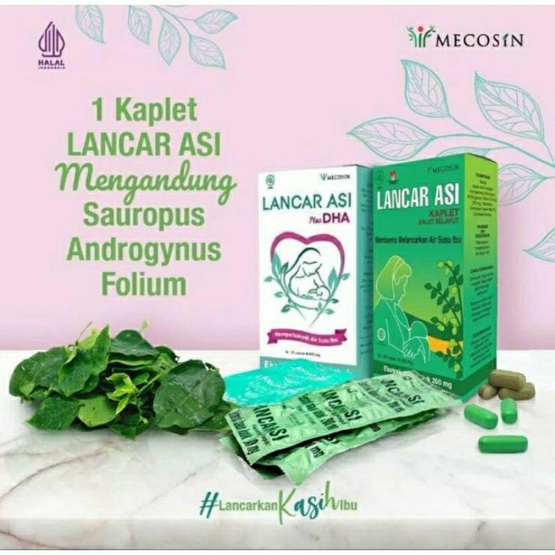 Jual Lancar Asi Isi 30 Kaplet Original / Plus DHA | Shopee Indonesia