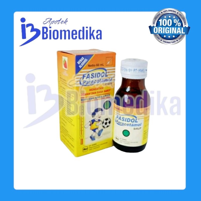 Jual FASIDOL SIRUP 60ML obat deman dan antinyeri untuk anak | Shopee ...