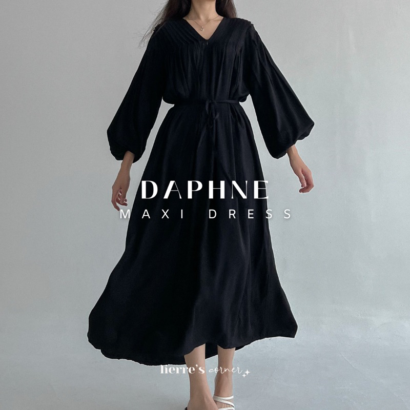 Jual DAPHNE maxi dress (plain series) - premium korean maxi dress polos ...