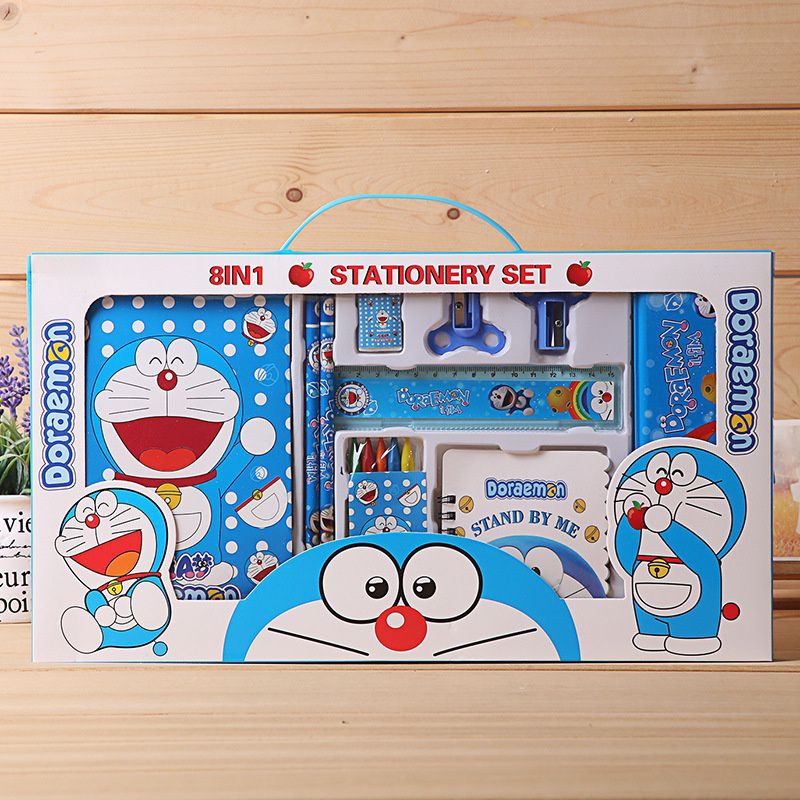 Jual Set Box Alat tulis doraemon / study set doraemon / Alat tulis ...