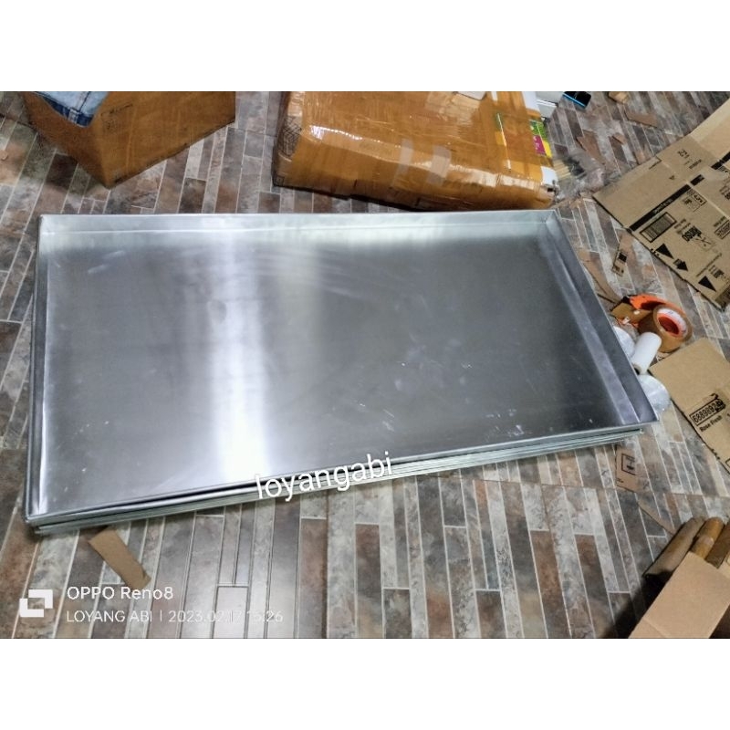 Jual Loyang 100x50cm / loyang roti buaya / nampan jumbo | Shopee Indonesia