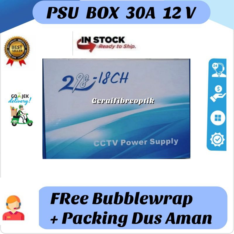 Jual Power Supply 12V 30A PANEL BOX PSU BOX 12 Volt 30 Ampere | Shopee ...