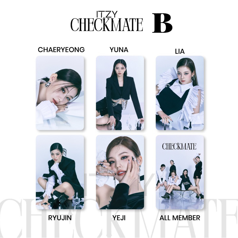Jual Photocard | Itzy Checkmate Unofficial | Shopee Indonesia