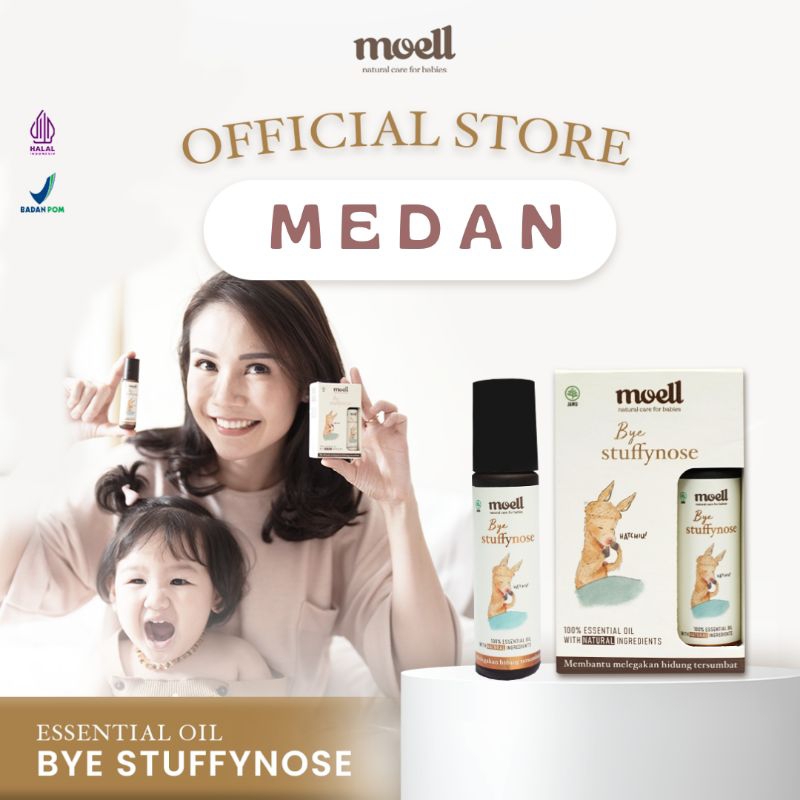 Jual MOELL BYE STUFFY NOSE ESSENTIAL OIL UNTUK MEMBANTU MEREDAKAN BATUK PILEK DAN HIDUNG ...