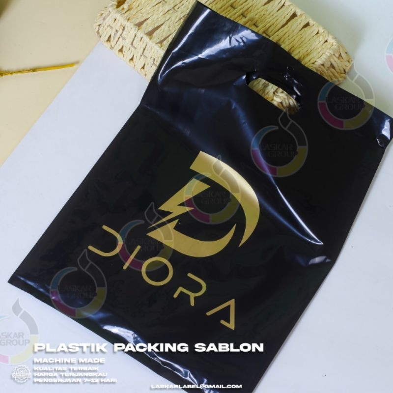 Jual PLASTIK PE PLONG LICIN MENGKILAT 100pcs plastik sablon 1 warna ...