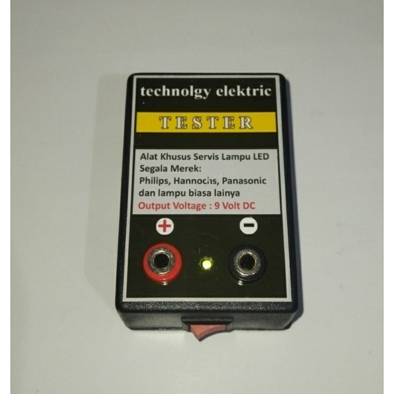 Jual TESTER LED ALAT UNTUK SERVIS LAMPU LED TEGANGAN DC 9V | Shopee ...