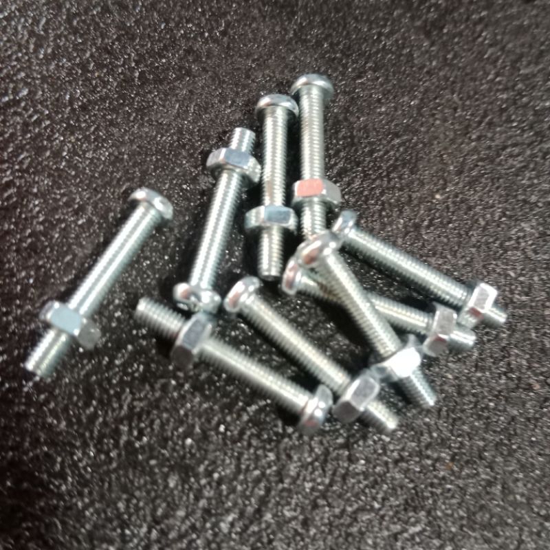 Jual Baut mur 3mm panjang 2cm Baut untuk soket speakon power amplifier | Shopee Indonesia