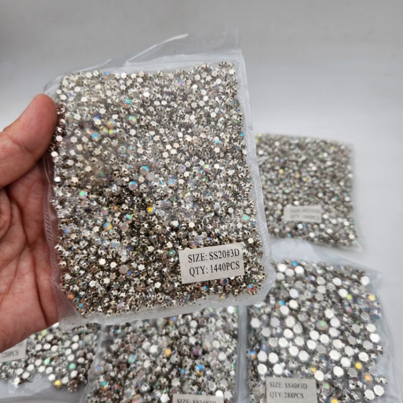 Jual Diamond Cangkang / Permata Cangkang "3D" / ss cangkang / berlian ...