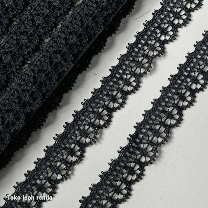Jual Renda Stretch 1-1.5cm varian warna motif cantik (Per50cm) | Shopee ...