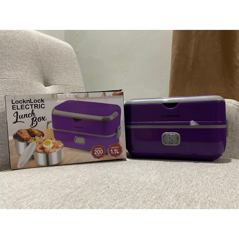 Jual LOCKNLOCK ELECTRIC LUNCH BOX UNGU | Shopee Indonesia