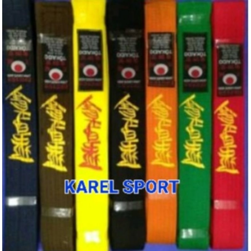 Jual Sabuk Bordir Tokaido Sabuk Karate Bordir | Shopee Indonesia