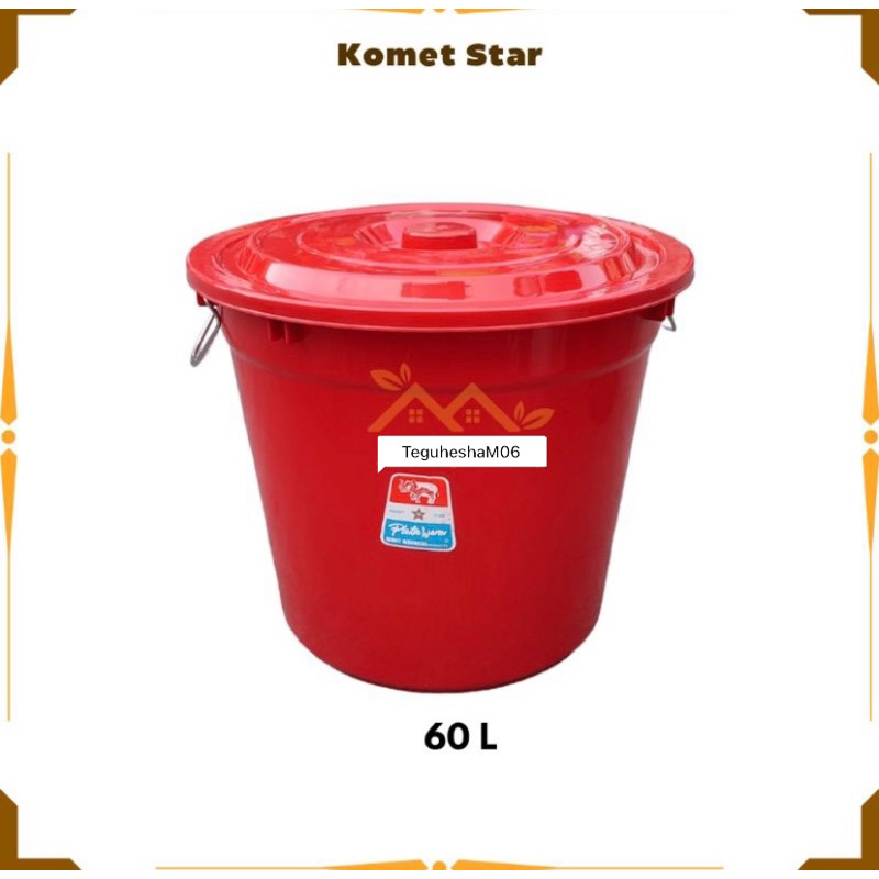 Jual KOMET STAR - Ember Komet Ukuran 30-40-50-60 Liter / Ember Plastik Tebal Murah / Ember Bak ...