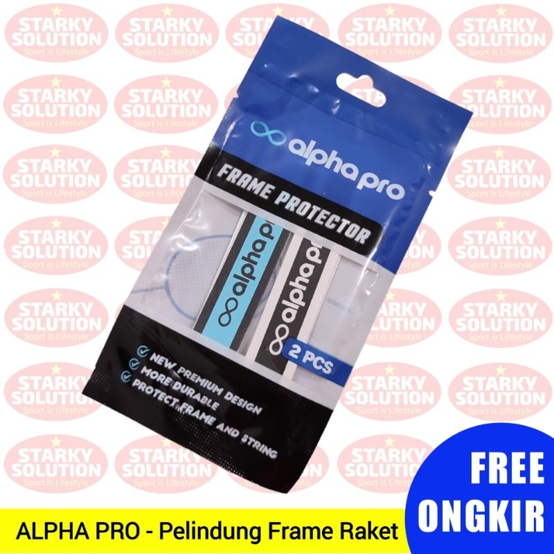 Jual Stiker Raket ALPHA PRO Pelindung Frame Protector Bulutangkis ...