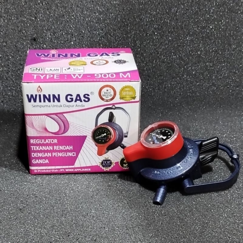 Jual Regulator winn gas double kunci/regulator tekanan rendah W-900 M ...