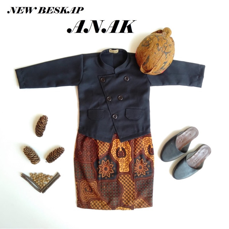 Jual Baju Anak Model Beskap jarit jarik/ Baju Adat Anak jawa sunda ...