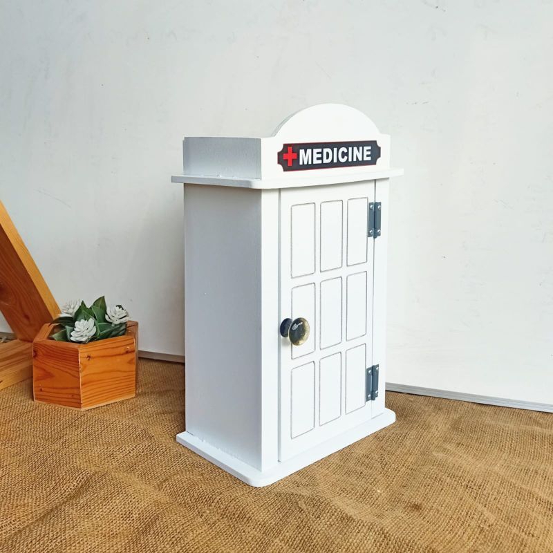 Jual kotak Obat P3K dekorasi dinding tempat penyimpanan obat desain ...