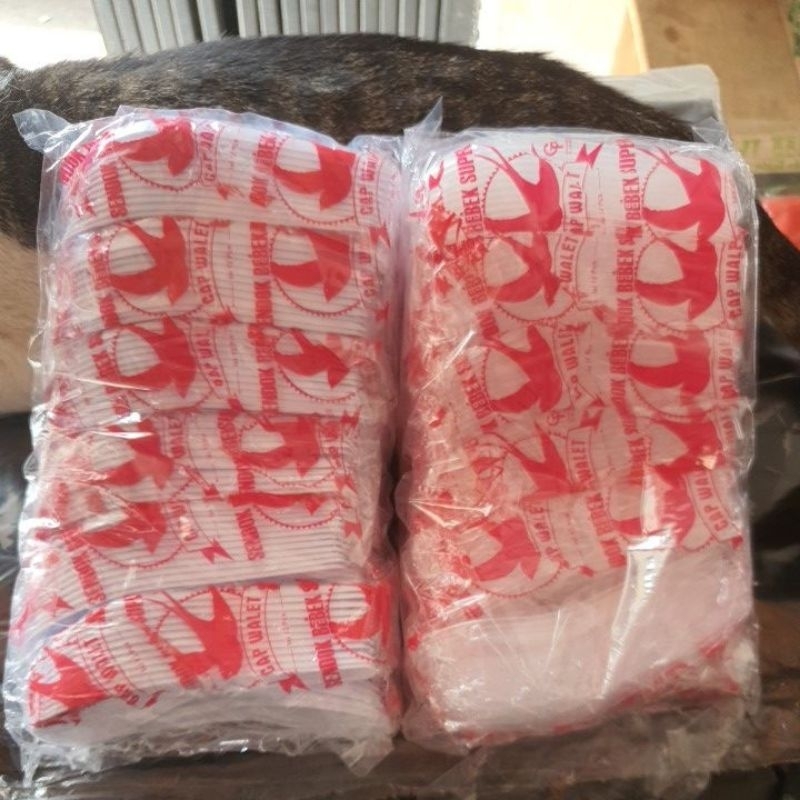 Jual sendok bebek merk cap walet putih & bening isi 144pcs | Shopee ...
